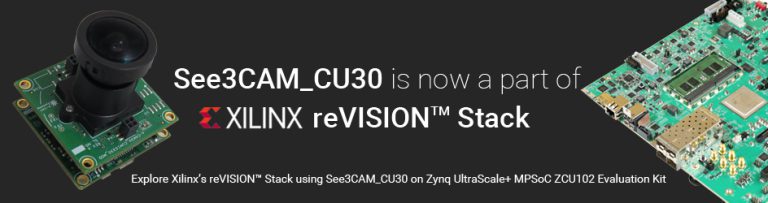 Explore Xilinx’s reVISION™ Stack using See3CAM_CU30 on Zynq UltraScale+ MPSoC ZCU102 Evaluation ...