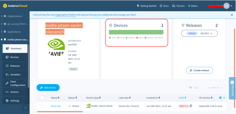 Integrating NileCAM25_CUXVR with balena OS - e-con Systems
