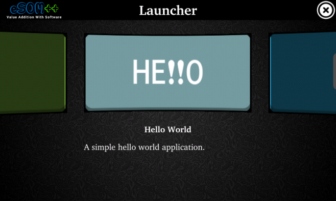 Launcher for Qt Apps on eSOMiMX6 | System on Module