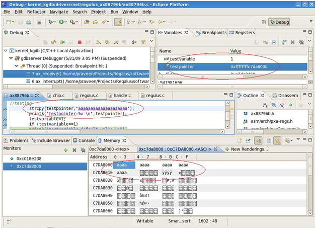 GUI based debugging in Linux using KGDB