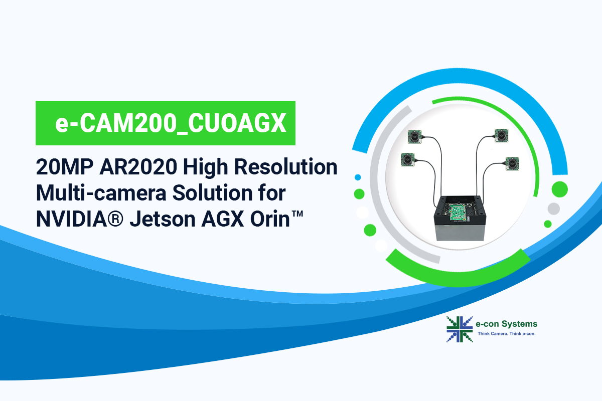 20MP AR2020 High Resolution Multi-Camera for NVIDIA Jetson AGX Orin