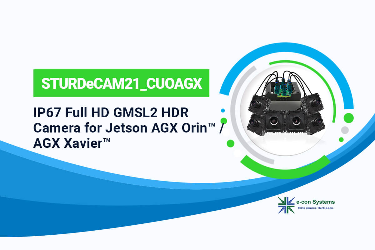 IP67 FHD GMSL2 HDR+LFM Camera for Jetson AGX Orin / AGX Xavier