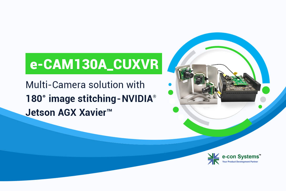 4K 180° Multi-Camera Solution for Jetson AGX Xavier