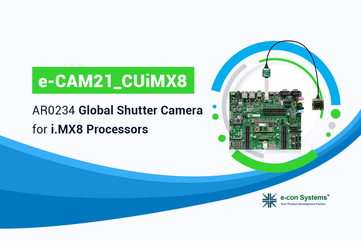 2MP Global Shutter Camera for i.MX8 Processors