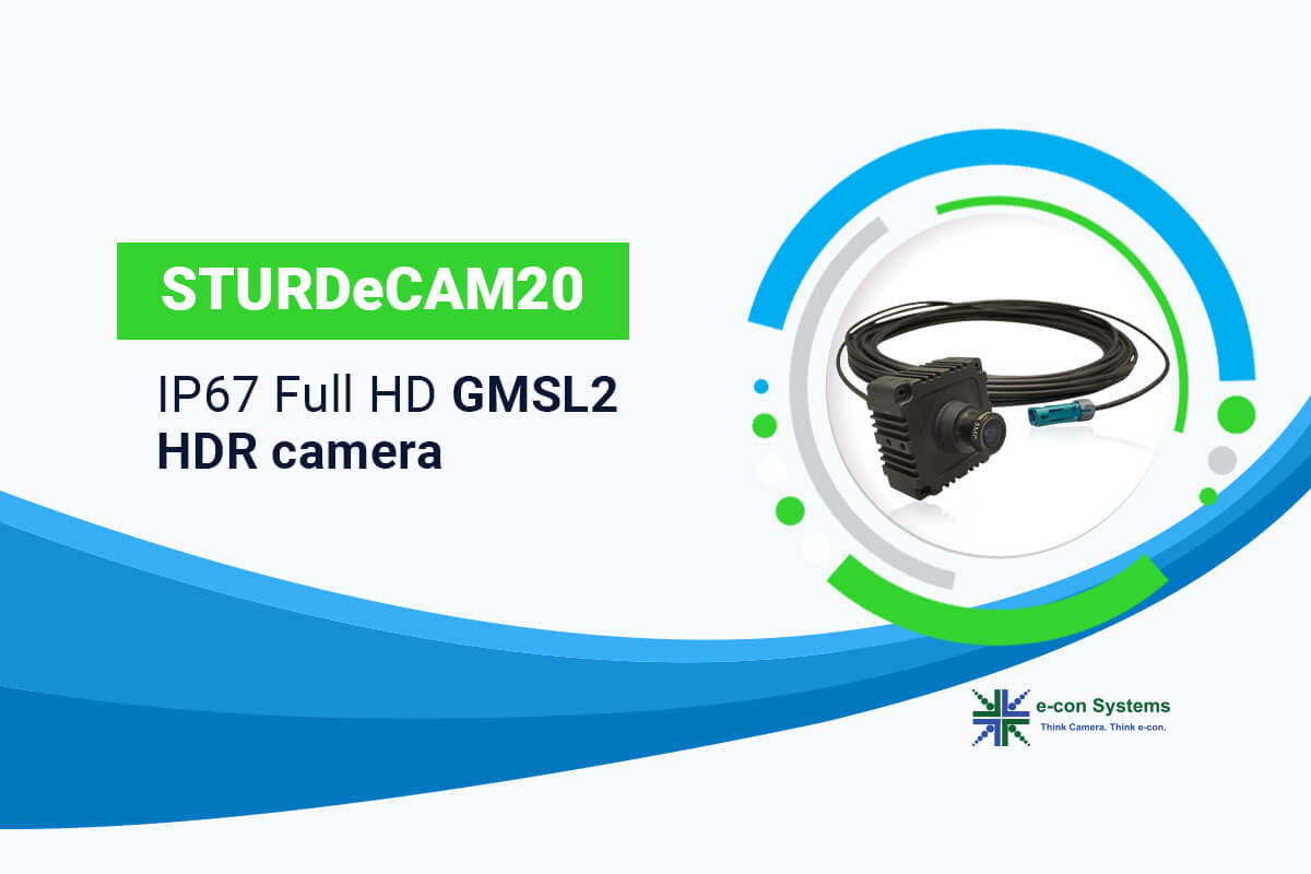 STURDeCAM20 - FHD AR0230 GMSL2 HDR IP67 Camera