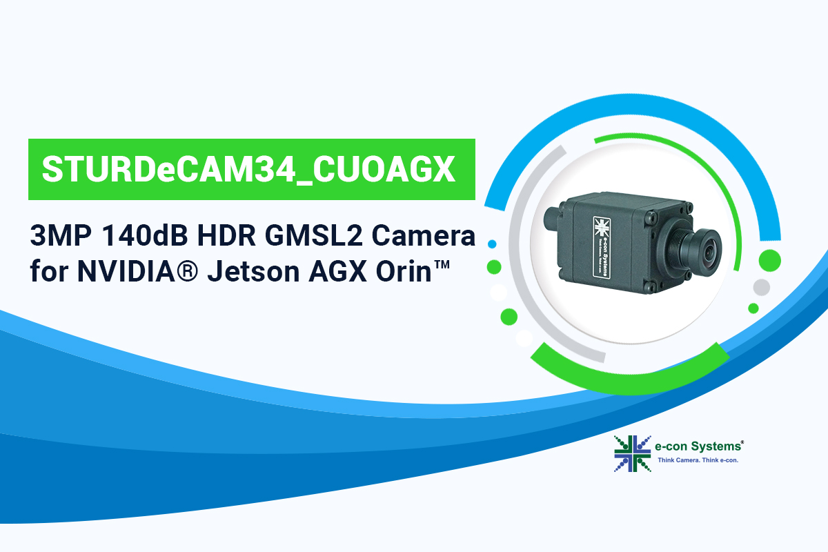 3MP 140dB HDR GMSL2 Camera for NVIDIA Jetson AGX Orin