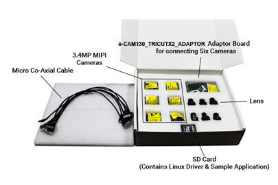 Multiple MIPI CSI-2 Cameras for NVIDIA Jetson AGX Xavier/TX2