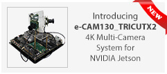 Multiple MIPI CSI-2 Cameras for NVIDIA Jetson TX2/TX1